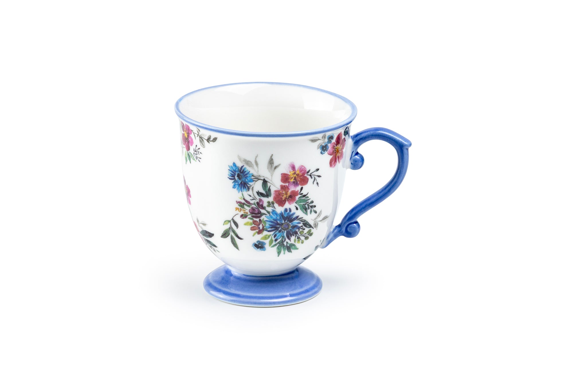 Grace Teaware Azure Blossom Fine Porcelain Footed Mug – Gracie China Shop