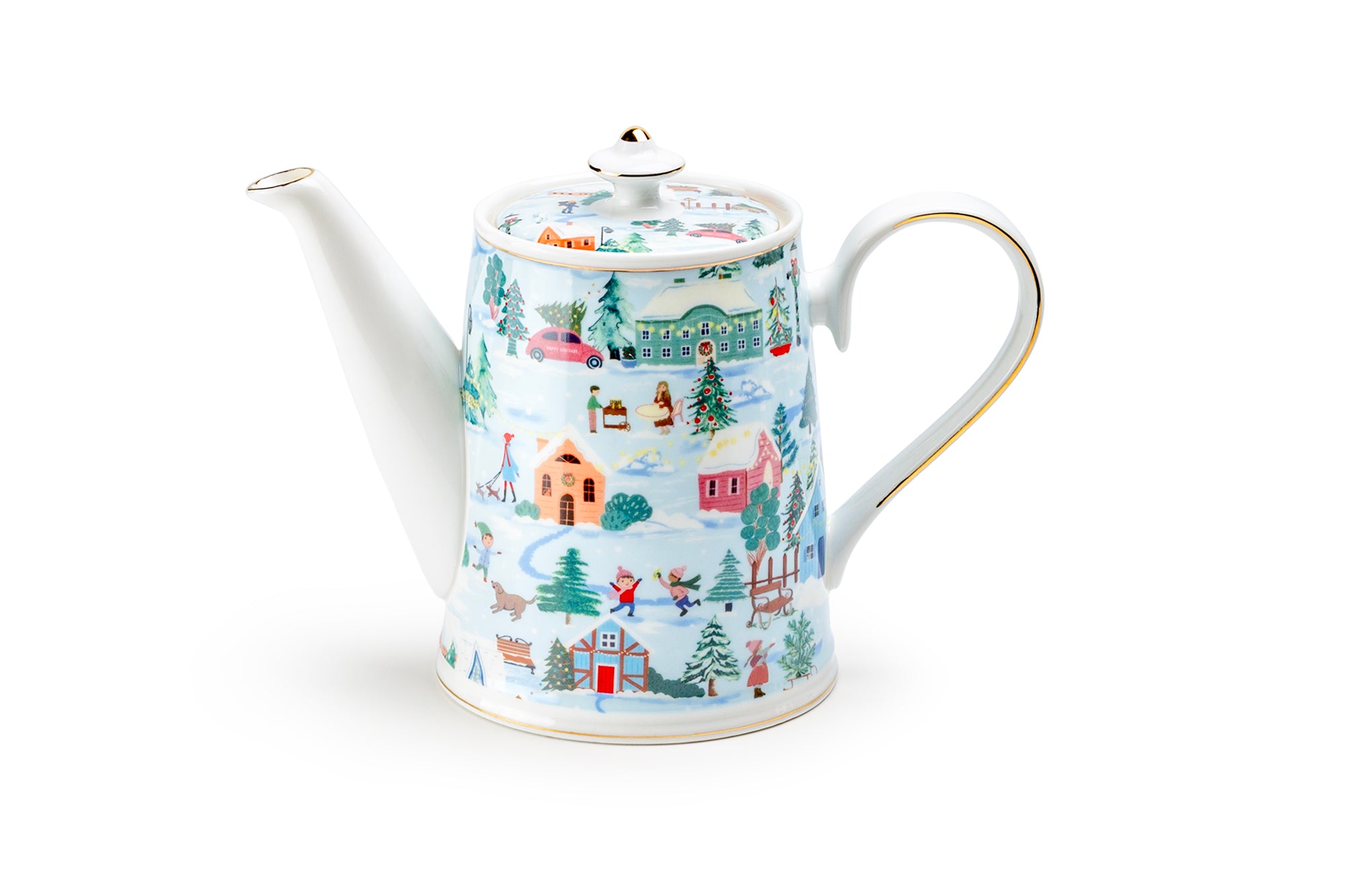 Grace Teaware Christmas Village Fine Porcelain Teapot – Gracie China Shop