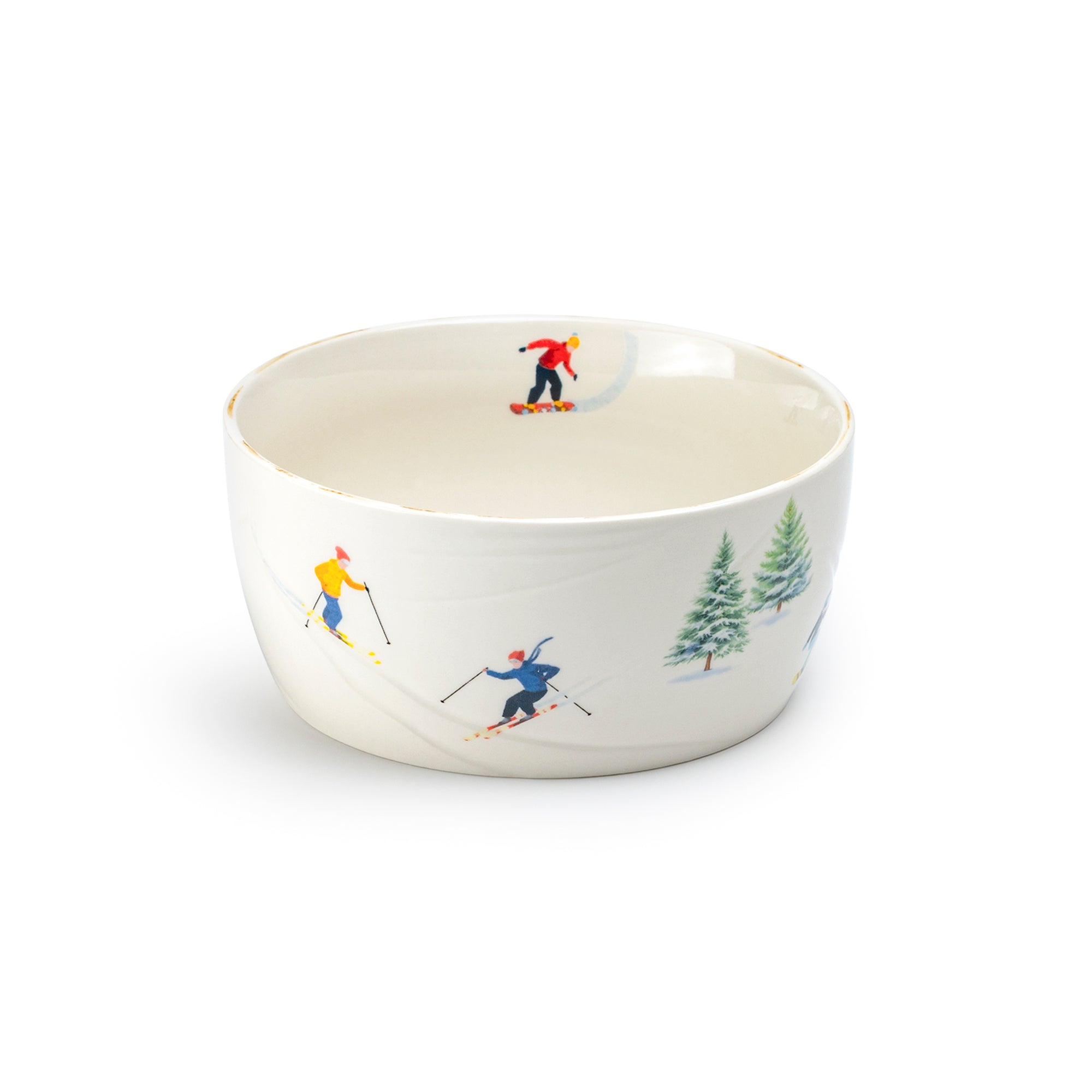 Potter's Studio Winter Ski Slope Bowl – Gracie China Shop