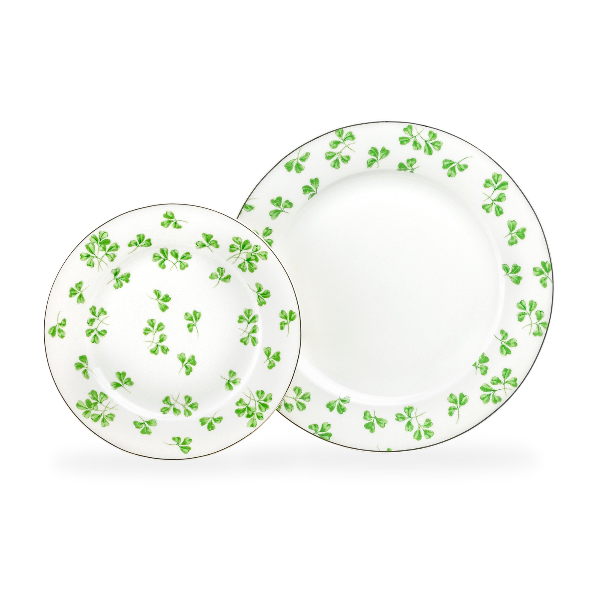 Grace Teaware Shamrock Fine Porcelain Dessert/Dinner Plate – Gracie ...