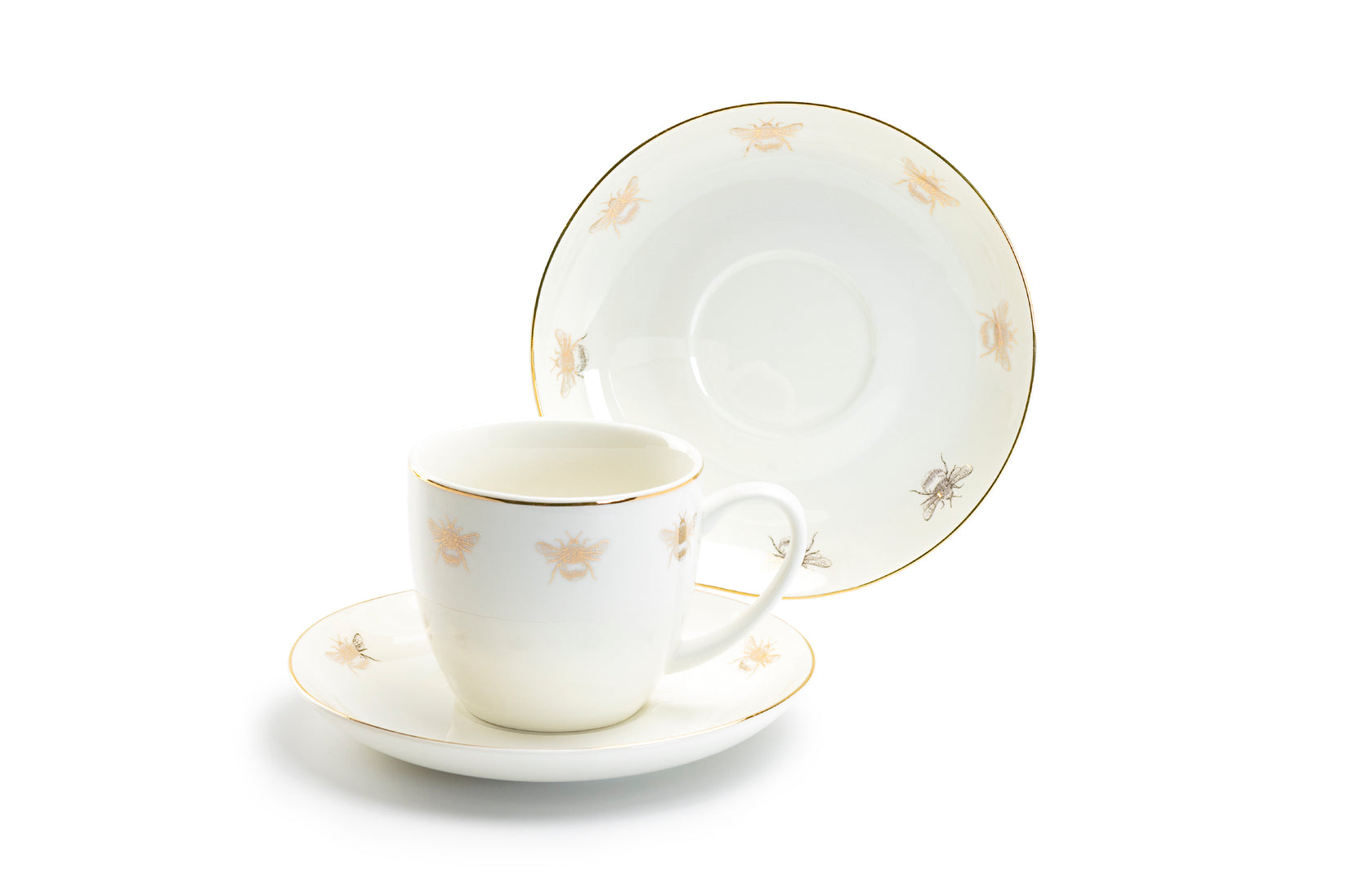 Grace Teaware Gold Bee Fine Porcelain Cup and Saucer – Gracie China Shop