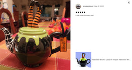 Potter's Studio Halloween Witch's Cauldron Teapot – GracieChinaShop